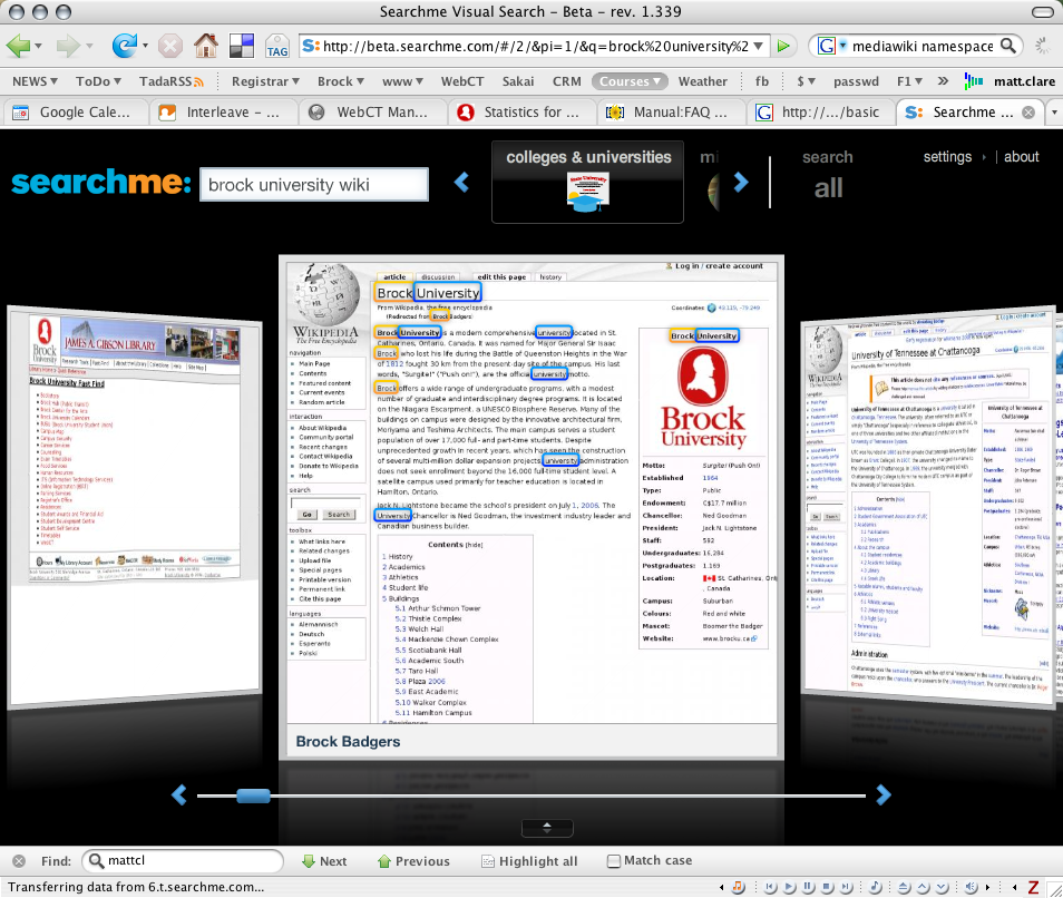 iMatt :: The Blog of Matt Clare » SearchMe.com